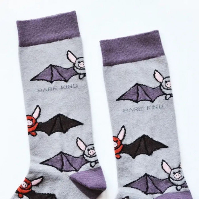 Bare Kind Stretchy Bamboo Bat Socks