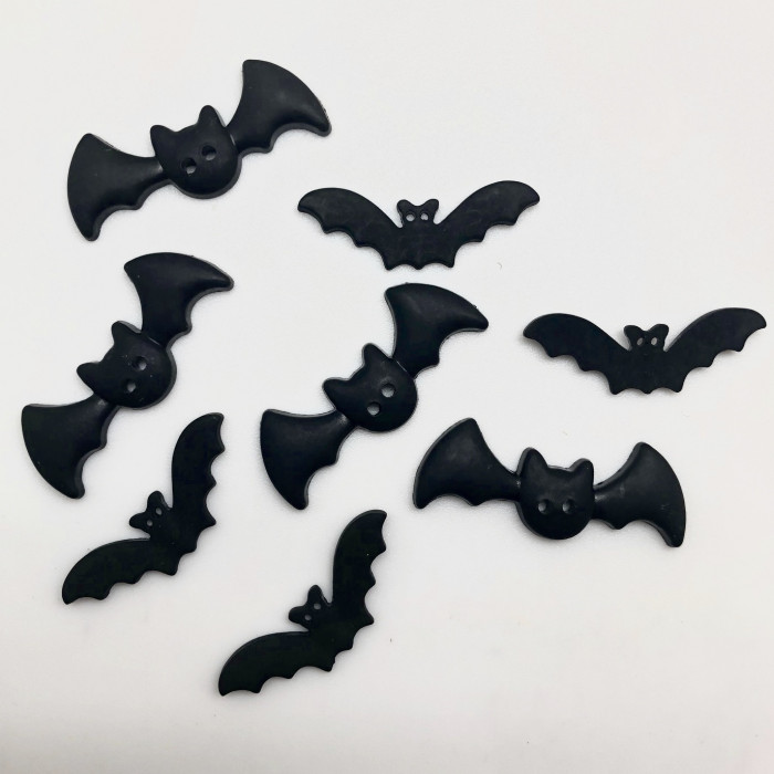 Bat Flight Buttons (Set of 8)