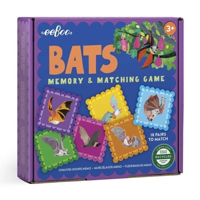 Bat Little Square Memory & Matching Game