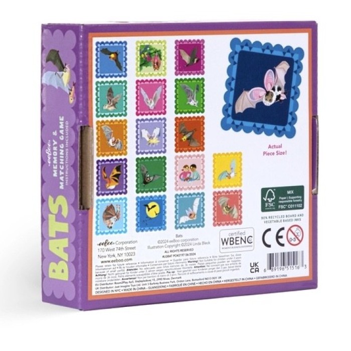 Bat Little Square Memory & Matching Game