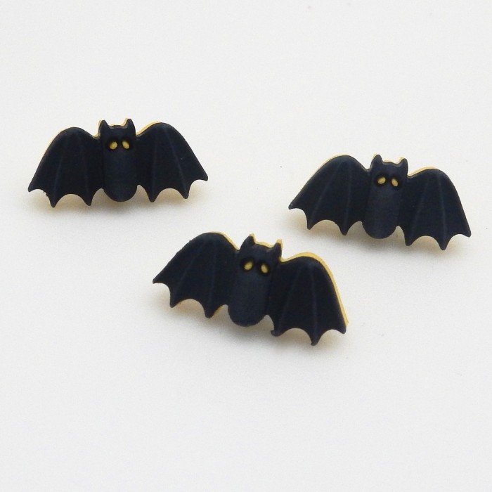 Bat Trio Buttons