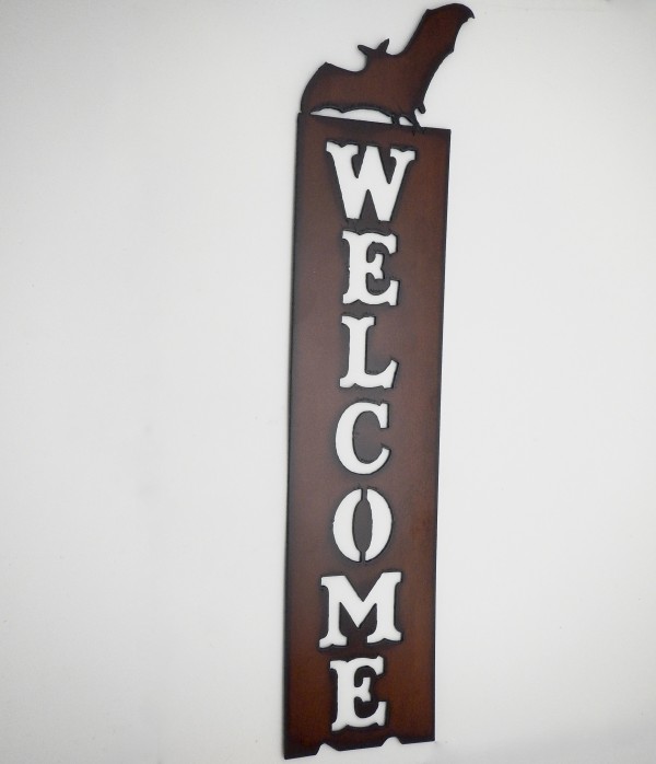 Bat Welcome Sign