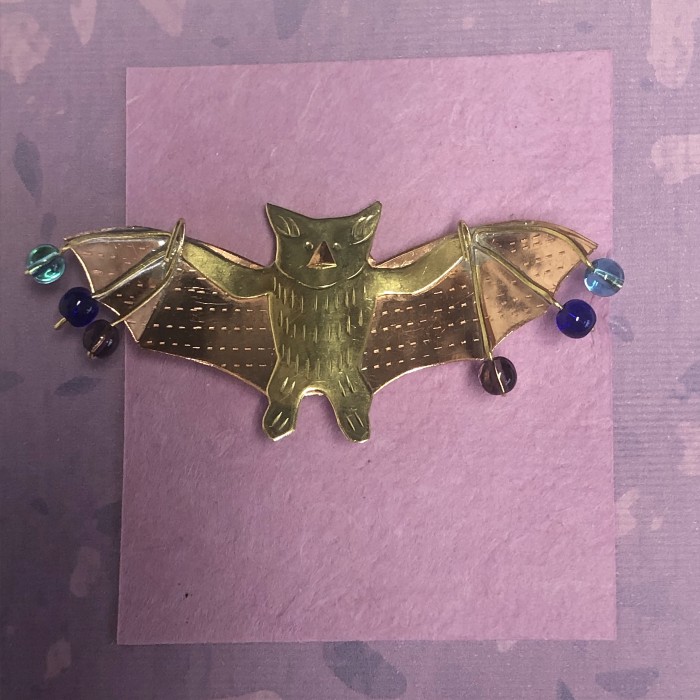 Batty Matty Mailable Art Pin Card