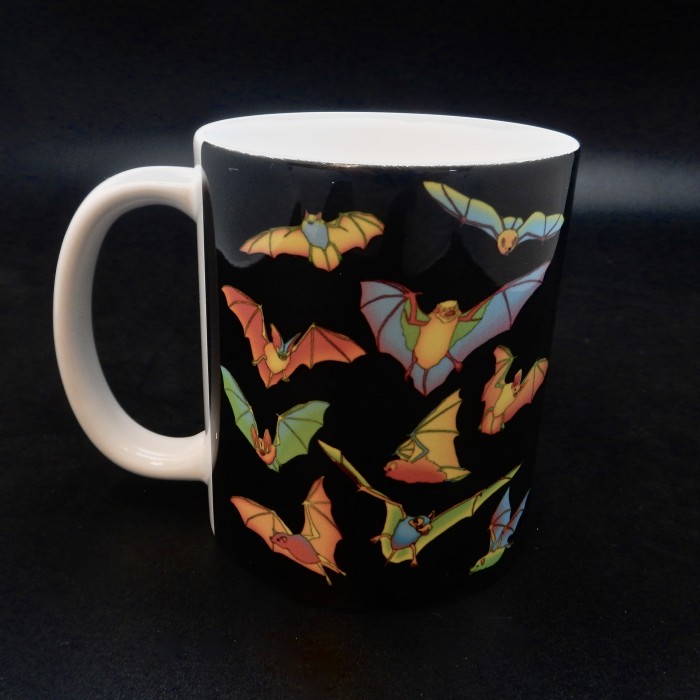 Bright Bats Coffee Mug