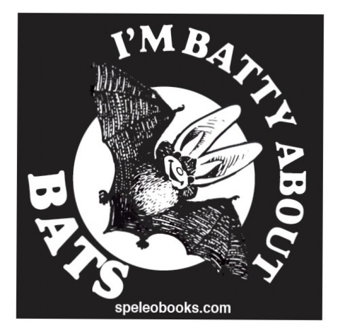 I'm Batty About Bats Sticker