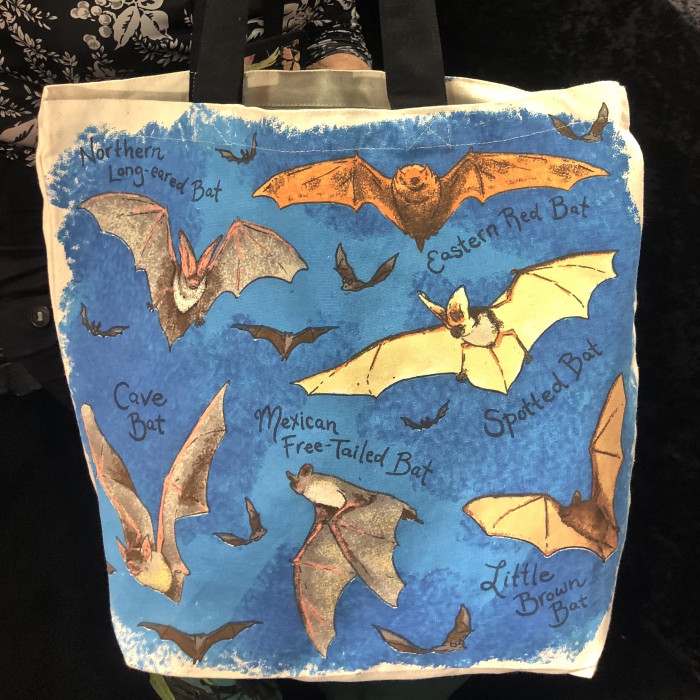 Interpretive Night Time Bat Shopper Tote