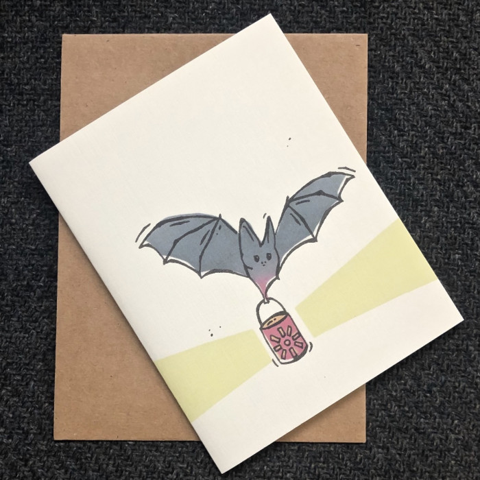 Little Bat Note Card