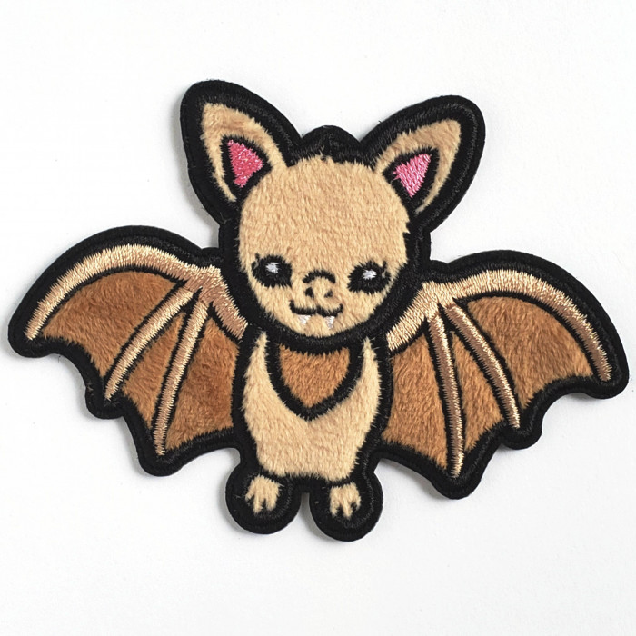 Lux Bat Soft And Fuzzy Patch (Adhesive Back)